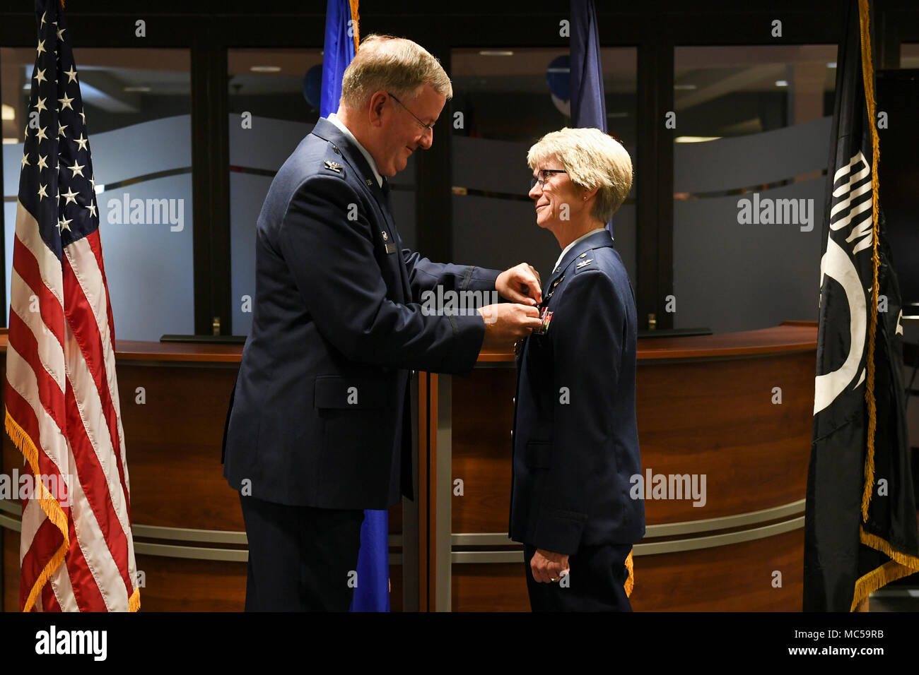 Col. Sharon Colaizzi, commander of the 911th Aeromedical Staging ...