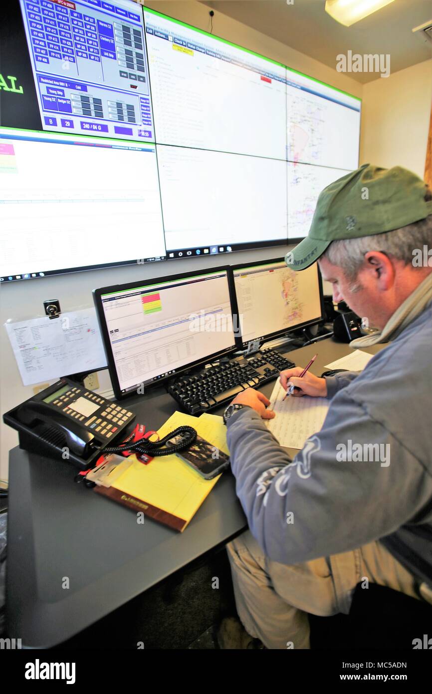 Range Control Technician Mark Confer with the Directorate of Plans ...