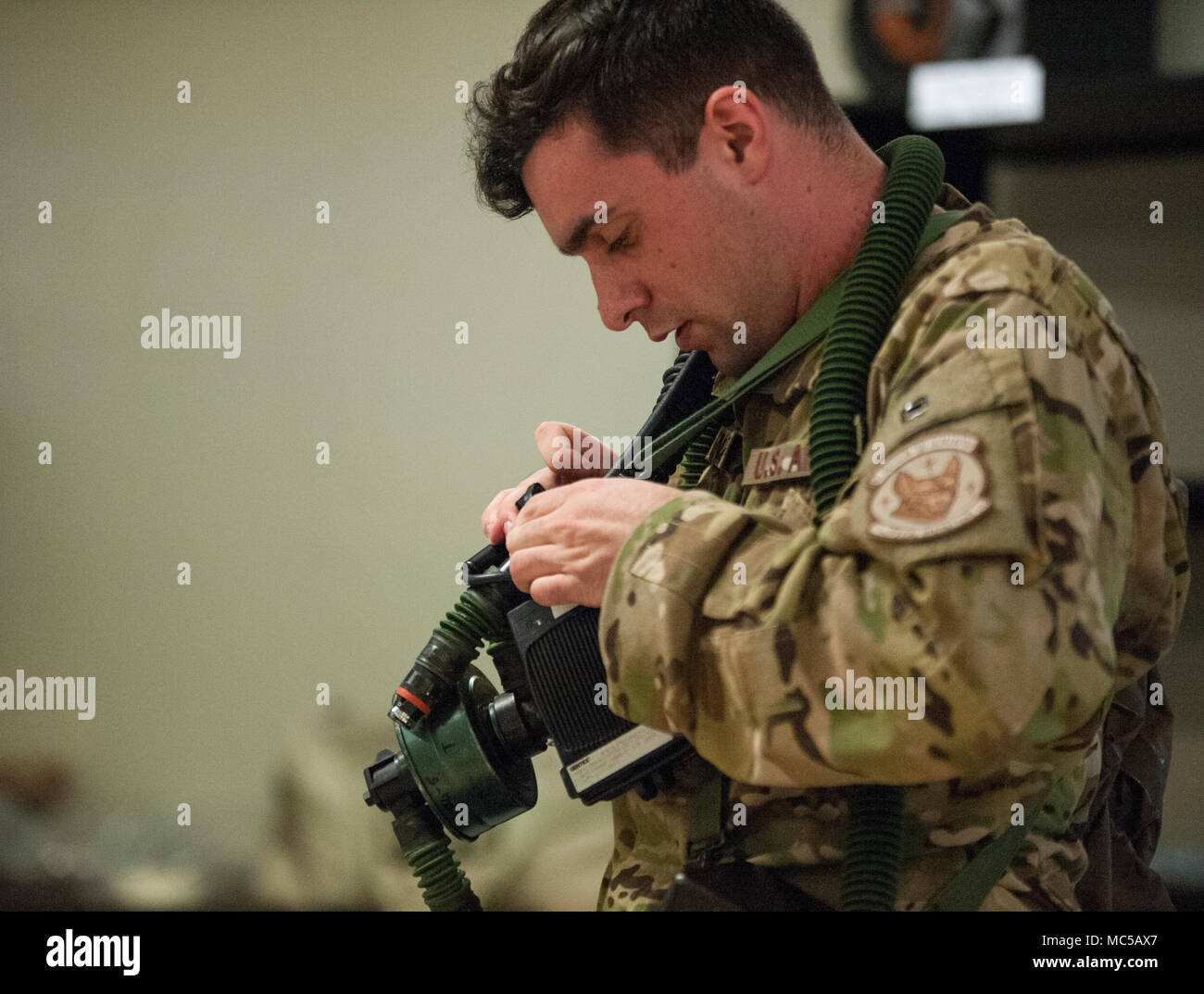 Aircrew Eye And Respiratory Protection System High Resolution Stock ...