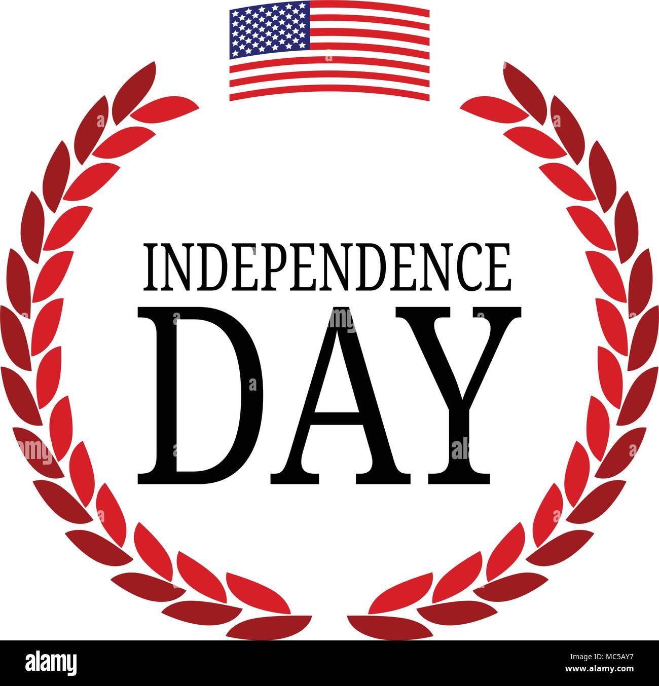 abstract independence day background with some special objects Stock ...