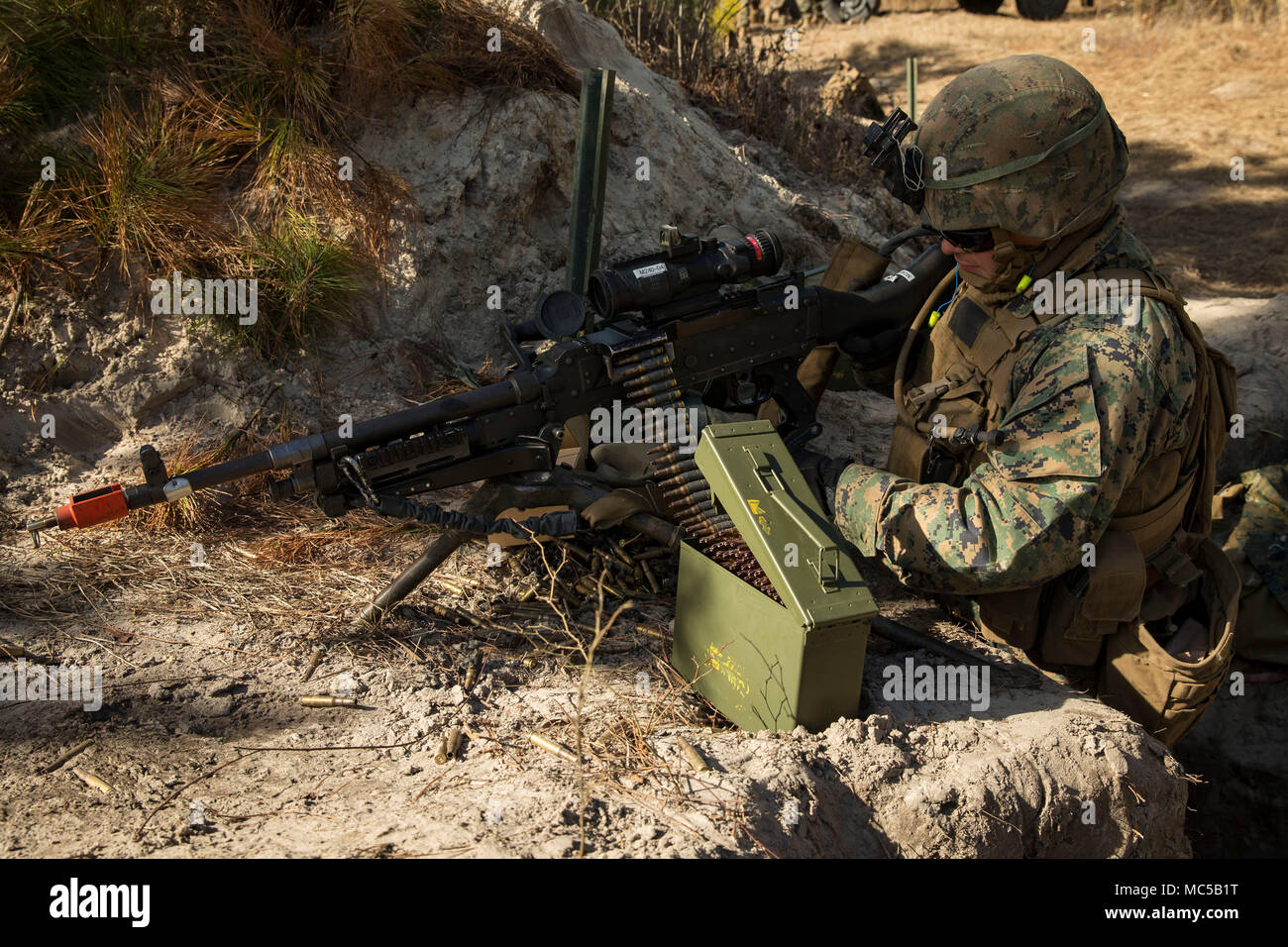 Marine Corps Pfc. Elias Cruz, a combat engineer with 8th Engineer ...