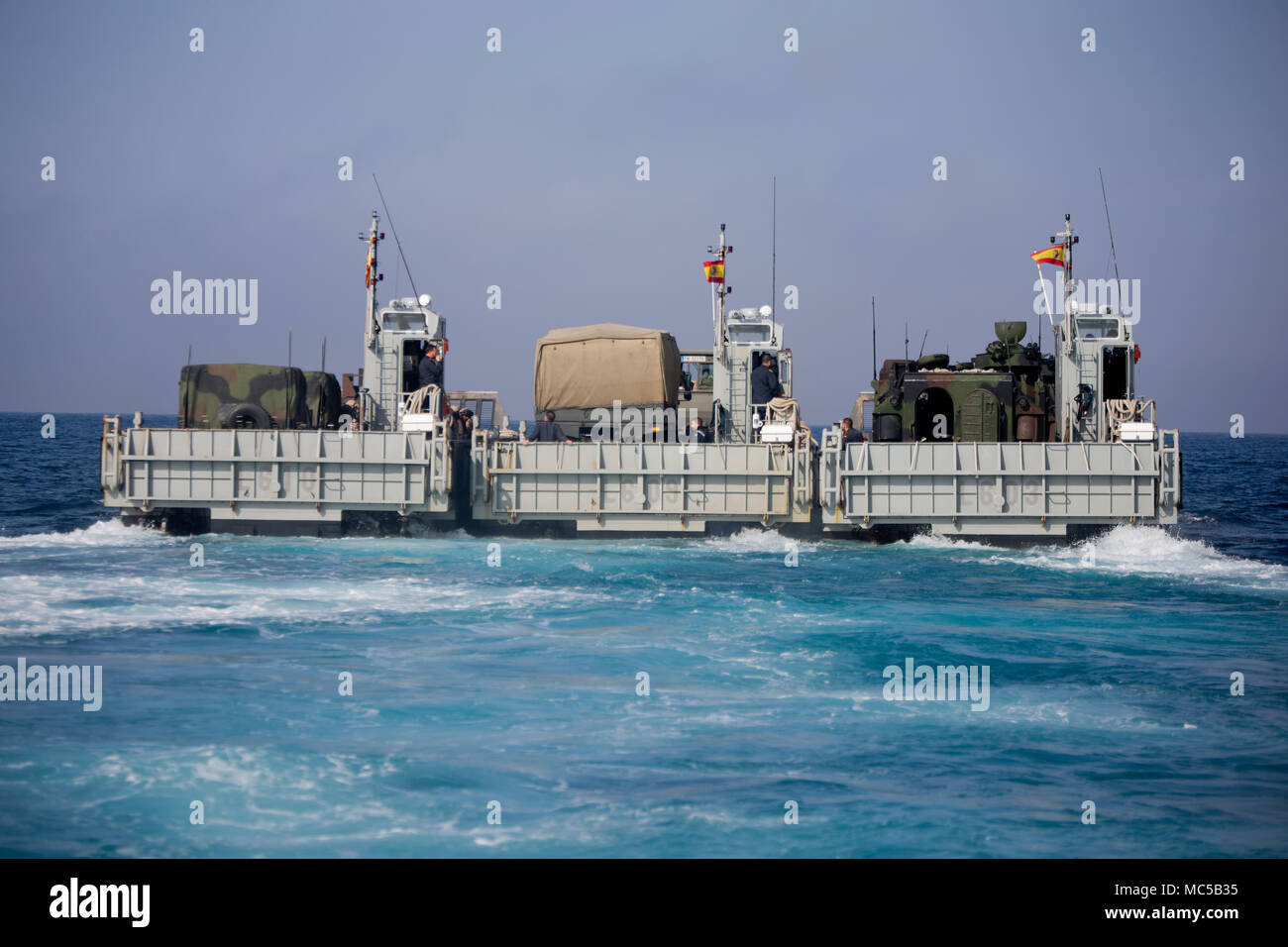 U.S. Marine landing support specialists with Special-Purpose Marine Air ...