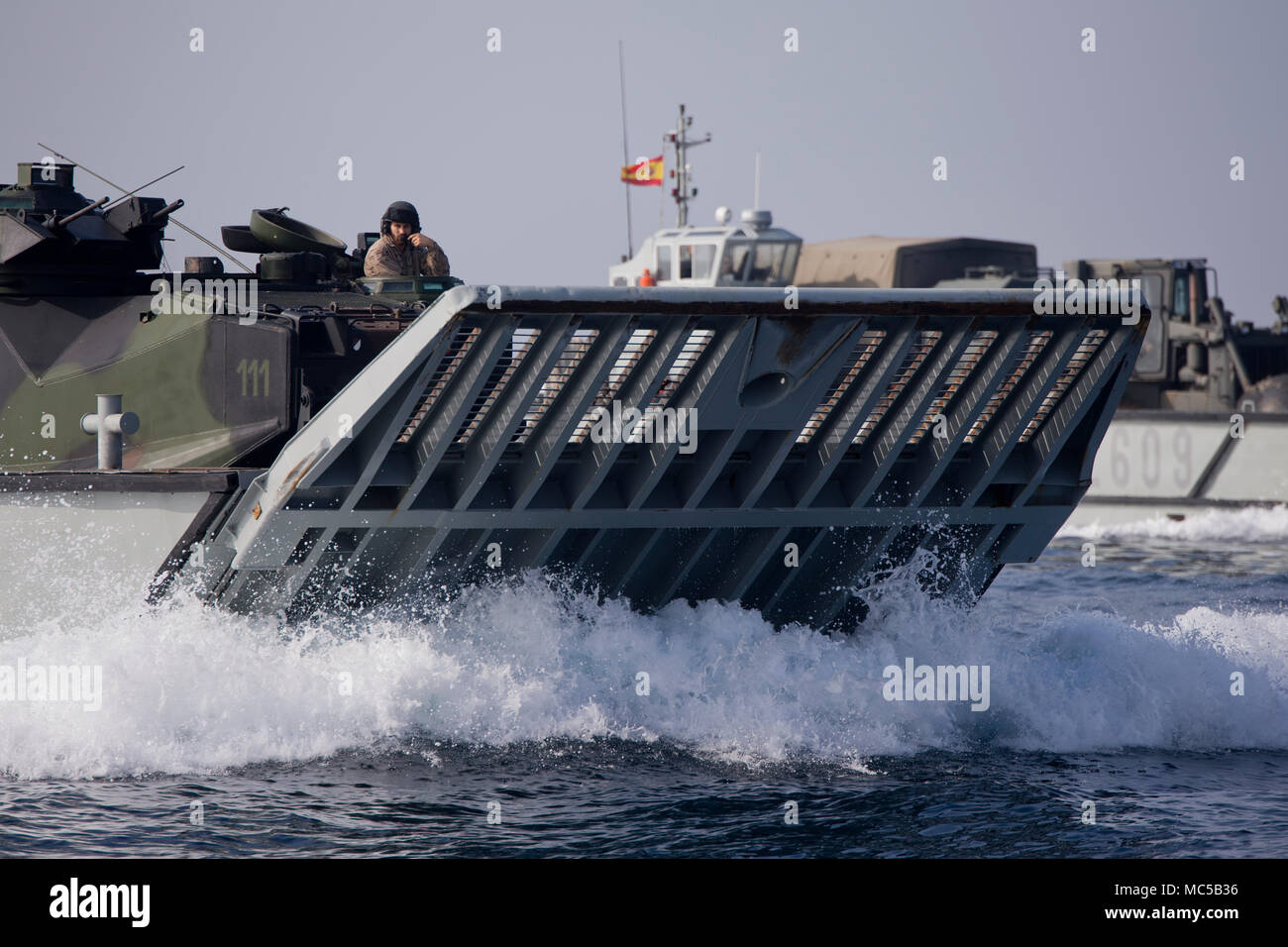 U.S. Marine landing support specialists with Special-Purpose Marine Air ...