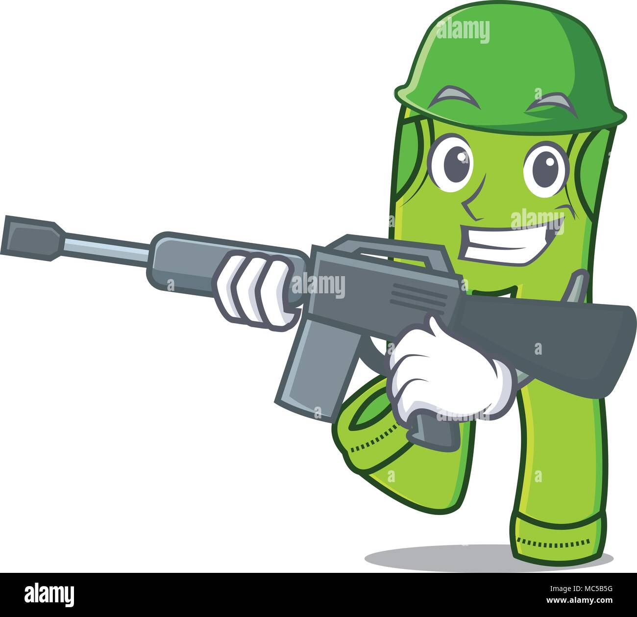 Army pants character cartoon style vector illustration Stock Vector ...