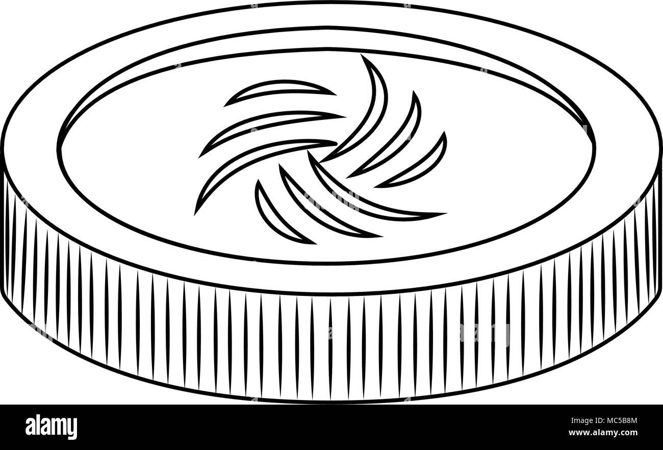 Abstract virtual coin Stock Vector Image & Art - Alamy