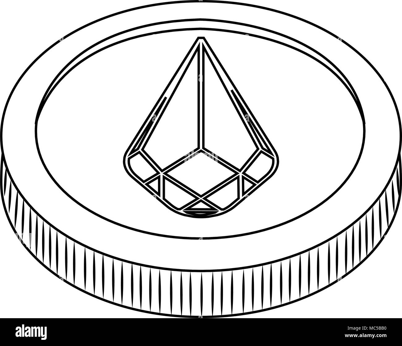 Digital image bit coin Black and White Stock Photos & Images - Alamy