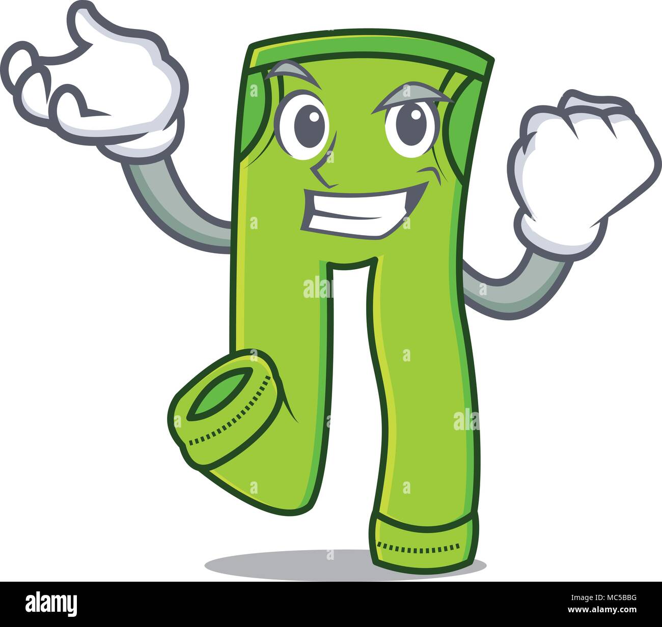 Successful pants character cartoon style vector illustration Stock ...