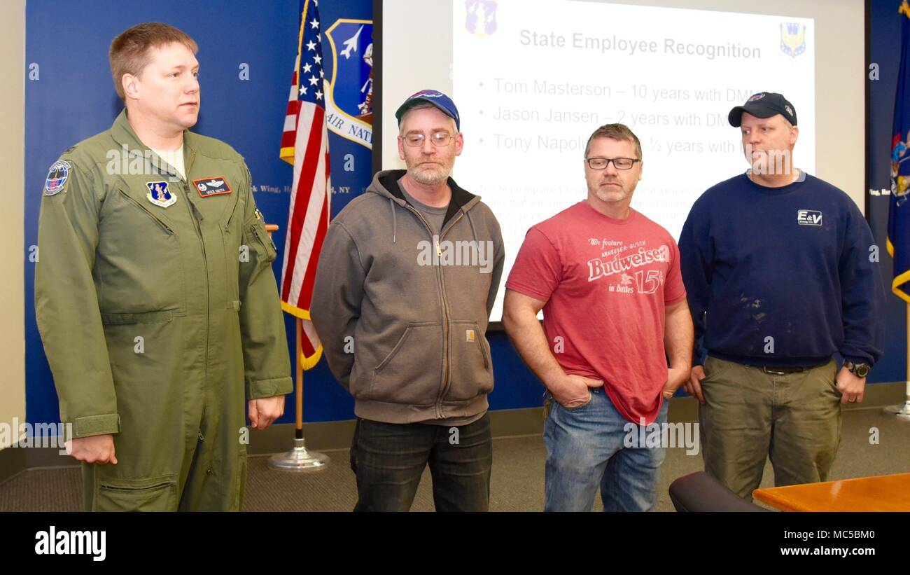 Col. Michael Smith, the commander of the New York Air National Guard's ...