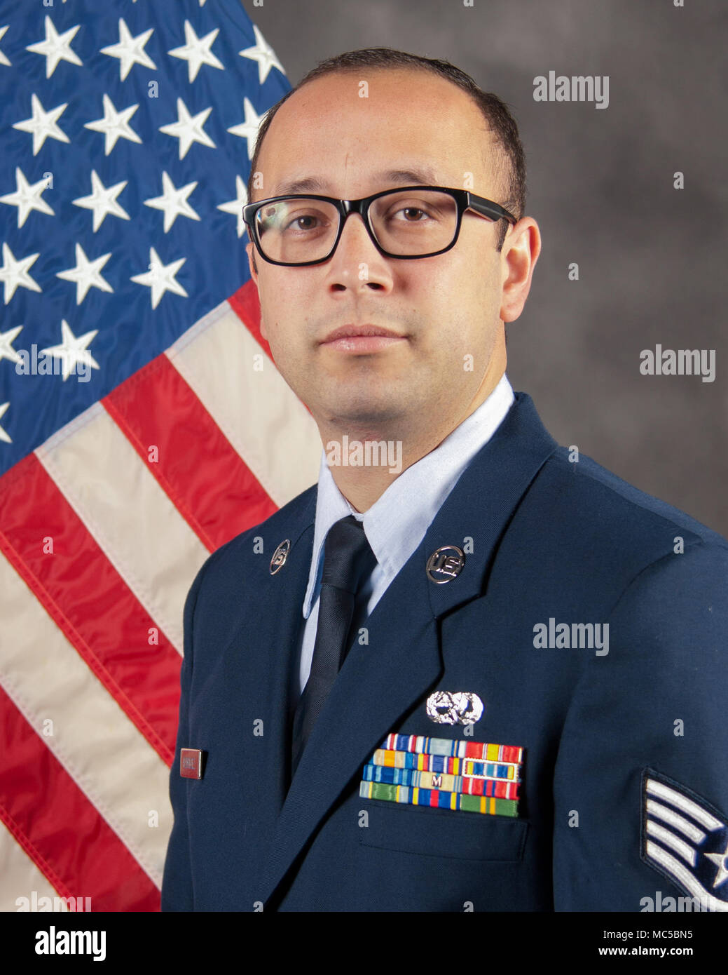 Staff Sgt. Raul Rodriguez of the 123rd Contingency Response Group has ...