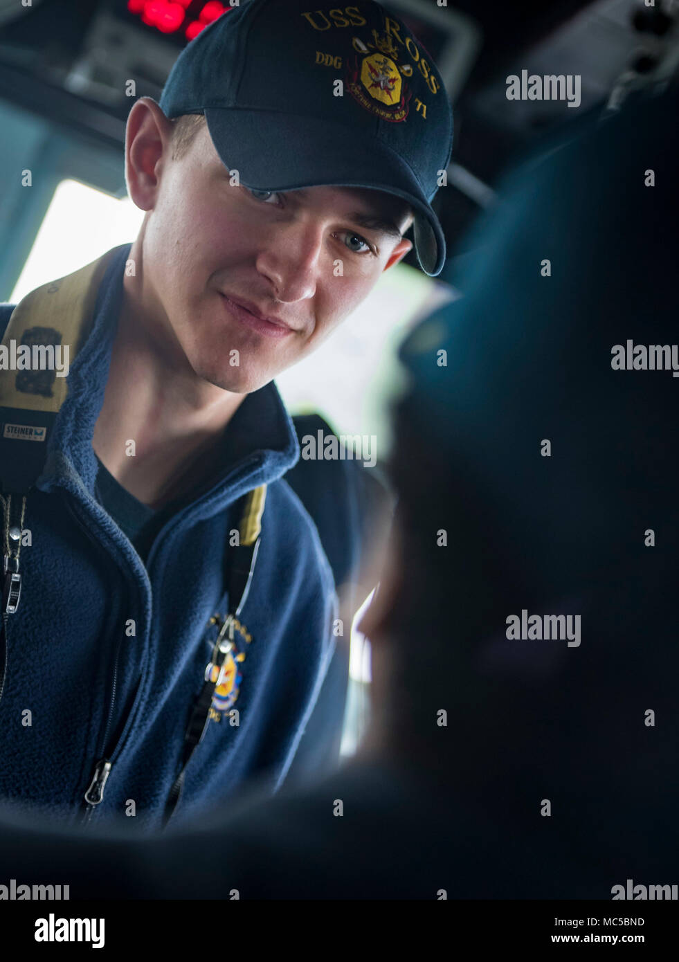 180303-N-RG482-023 MEDITERRANEAN SEA (March 3, 2018) Ensign Jonathan ...