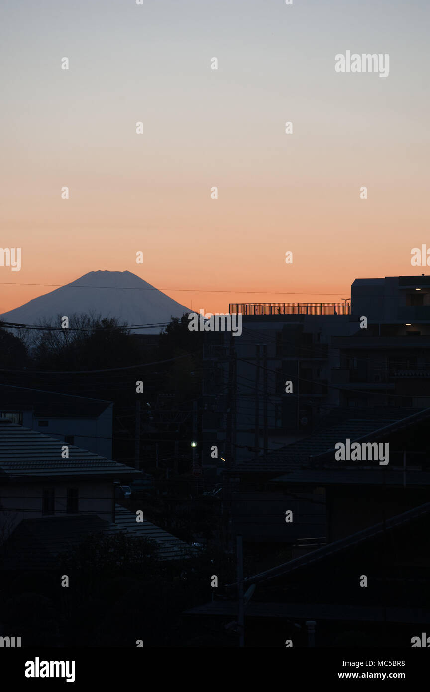 Mt. Fuji with City View is taken around Tokyo. Mt. Fuji is one of the ...
