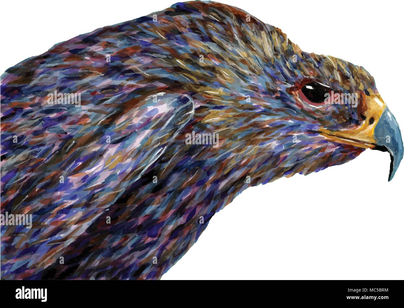 Purple and blue wings Stock Vector Images - Alamy