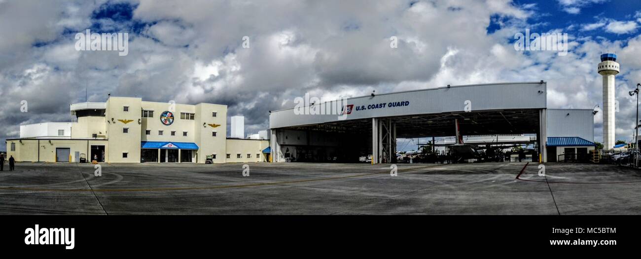 Panoramic photo illustration of Coast Guard Air Station Miami, Florida ...