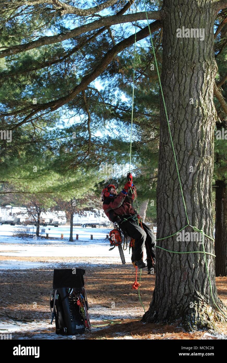 Calvin Swenson with contractor Viking Brothers Landscaping of Rubicon ...