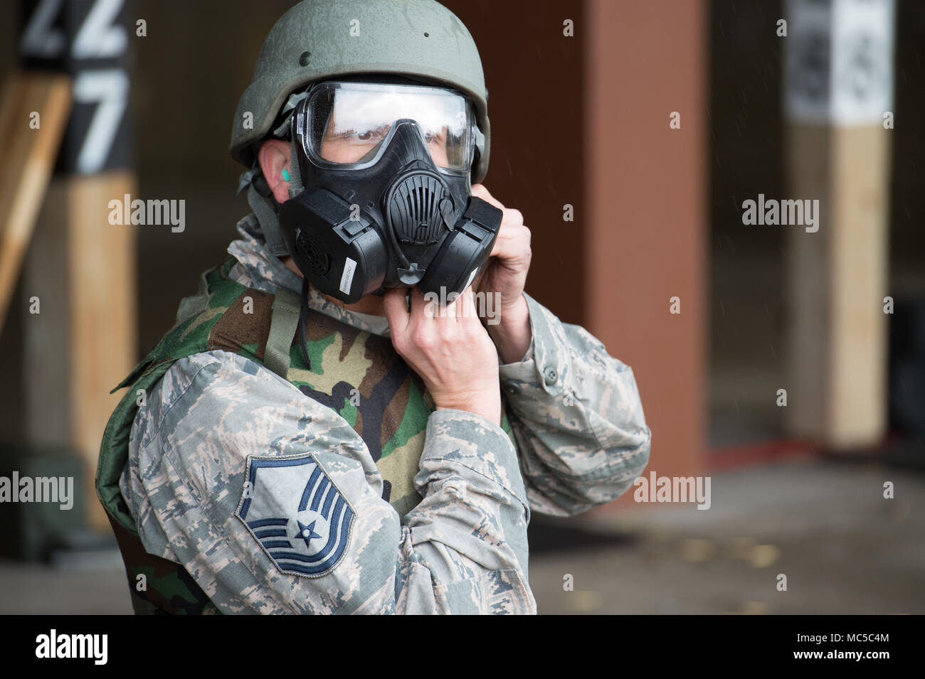 U.S. Air Force Master Sgt. Daniel Young, 1st Aircraft Maintenance ...