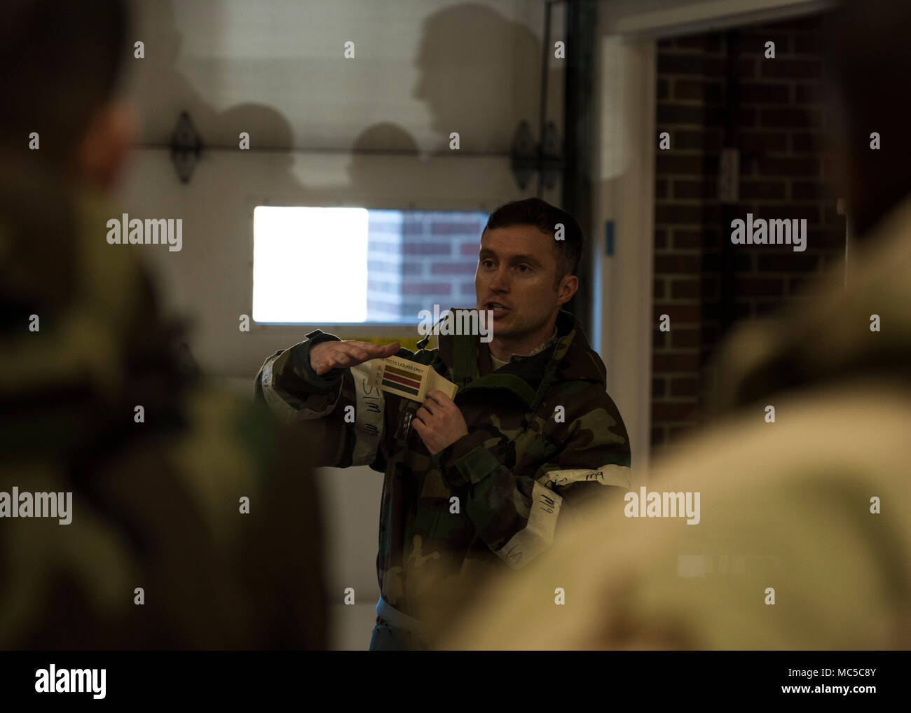 U.S. Air Force Staff Sgt. Joshua Fredrick, 633rd Civil Engineer ...