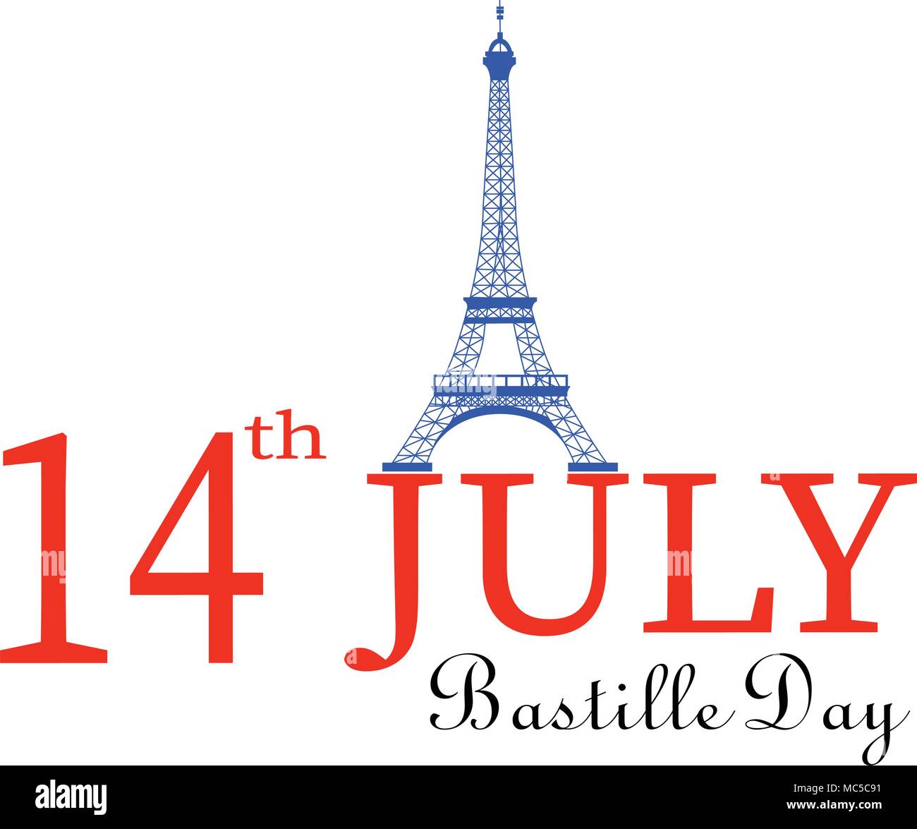 Happy Bastille DAy Stock Vector Image & Art - Alamy