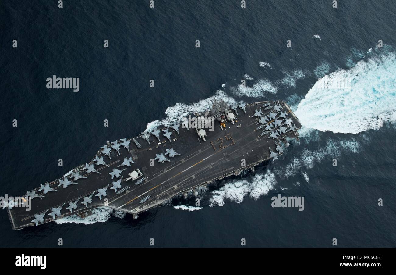 180401-N-XC372-1159 STRAIT OF MALACCA (April 1, 2018) Chief Petty Officers from Commander ...