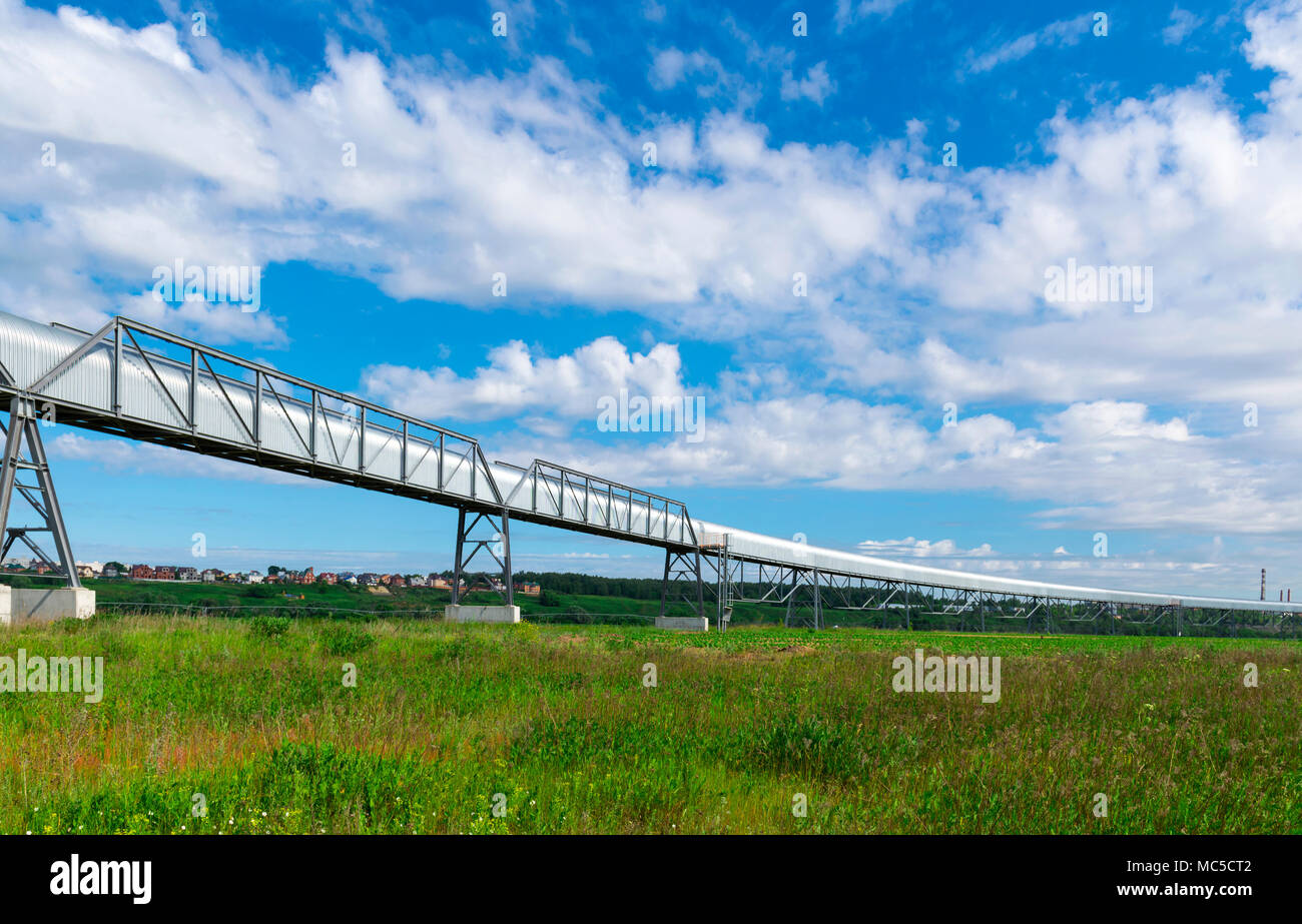 steel construction from under the bridge. industrial construction for ...