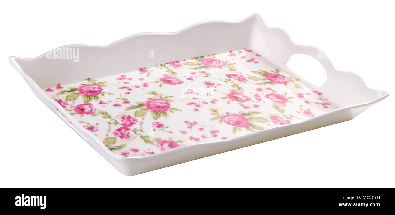 tray, empty plastic tray isolated on white Stock Photo - Alamy