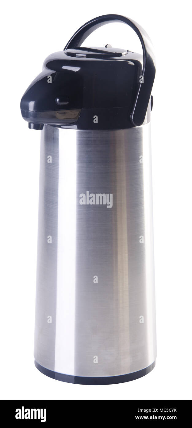 Thermo flask on the white background Stock Photo - Alamy