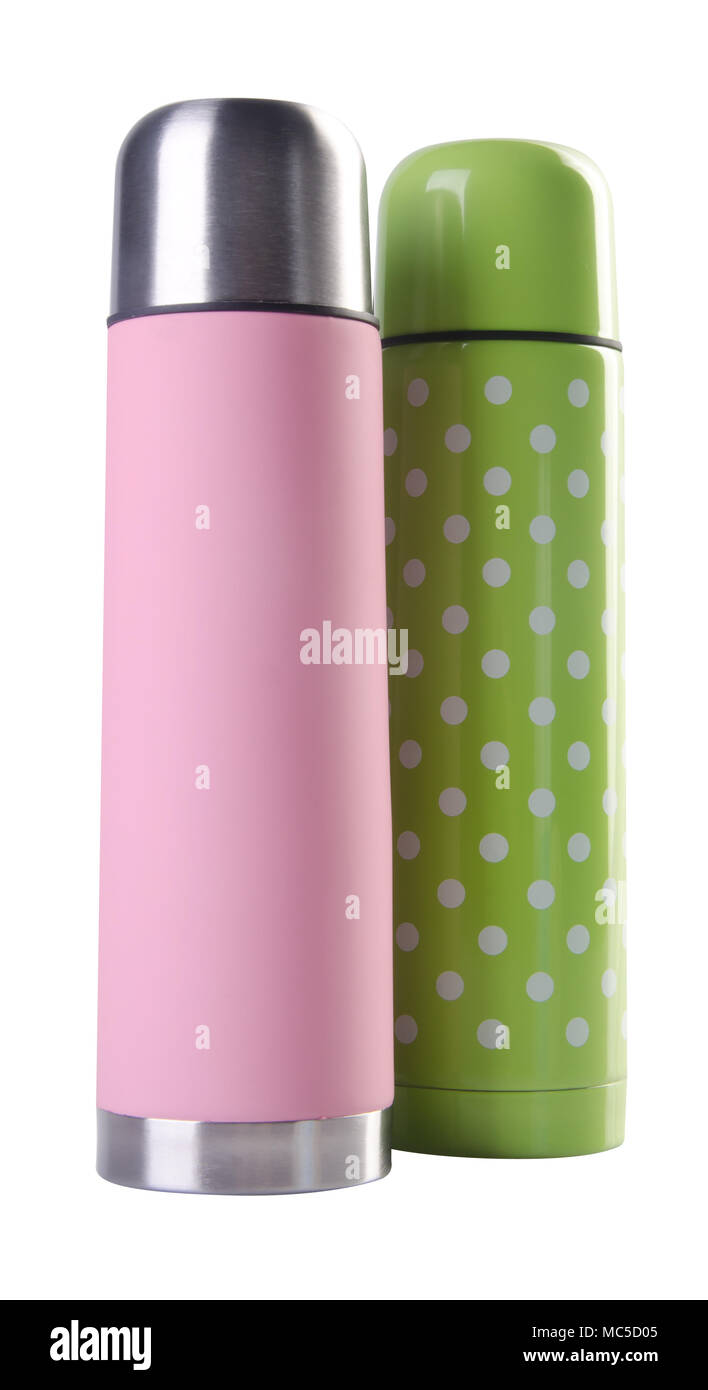 Thermo flask on the white background Stock Photo - Alamy