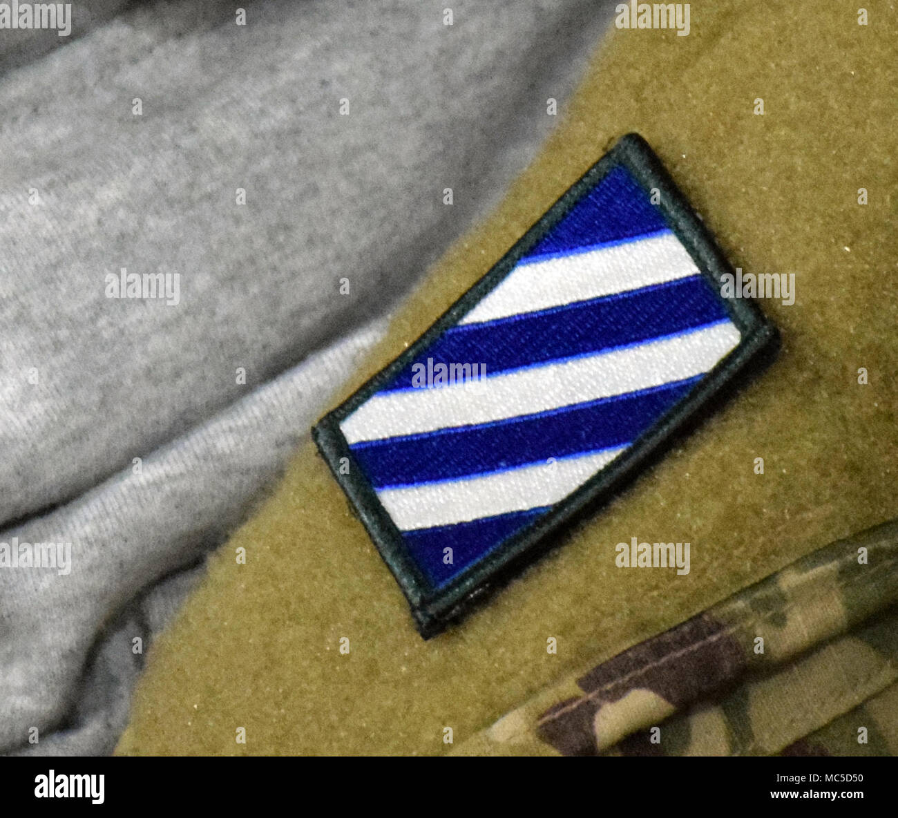 The blue and white patch of the Marne Division. The first group of 3rd ...