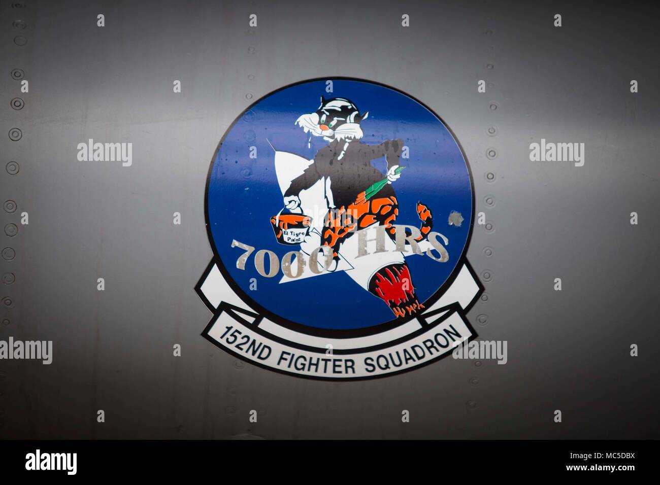 An F-16 Fighting Falcon assigned to the 152nd Fighter Squadron, 162nd ...