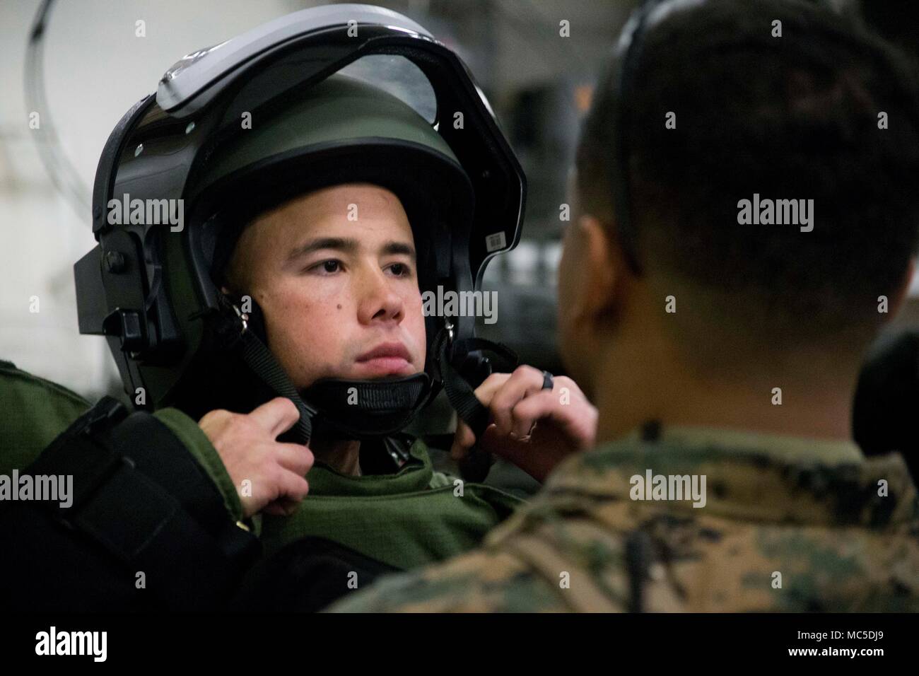 CWO2 Samuel Beltram, an Explosive Ordnance Disposal officer with Combat ...