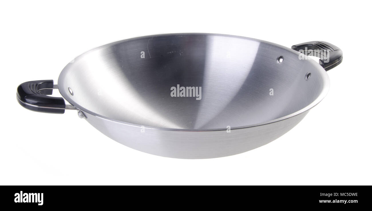 Wok, asia cooking wok on the background Stock Photo - Alamy