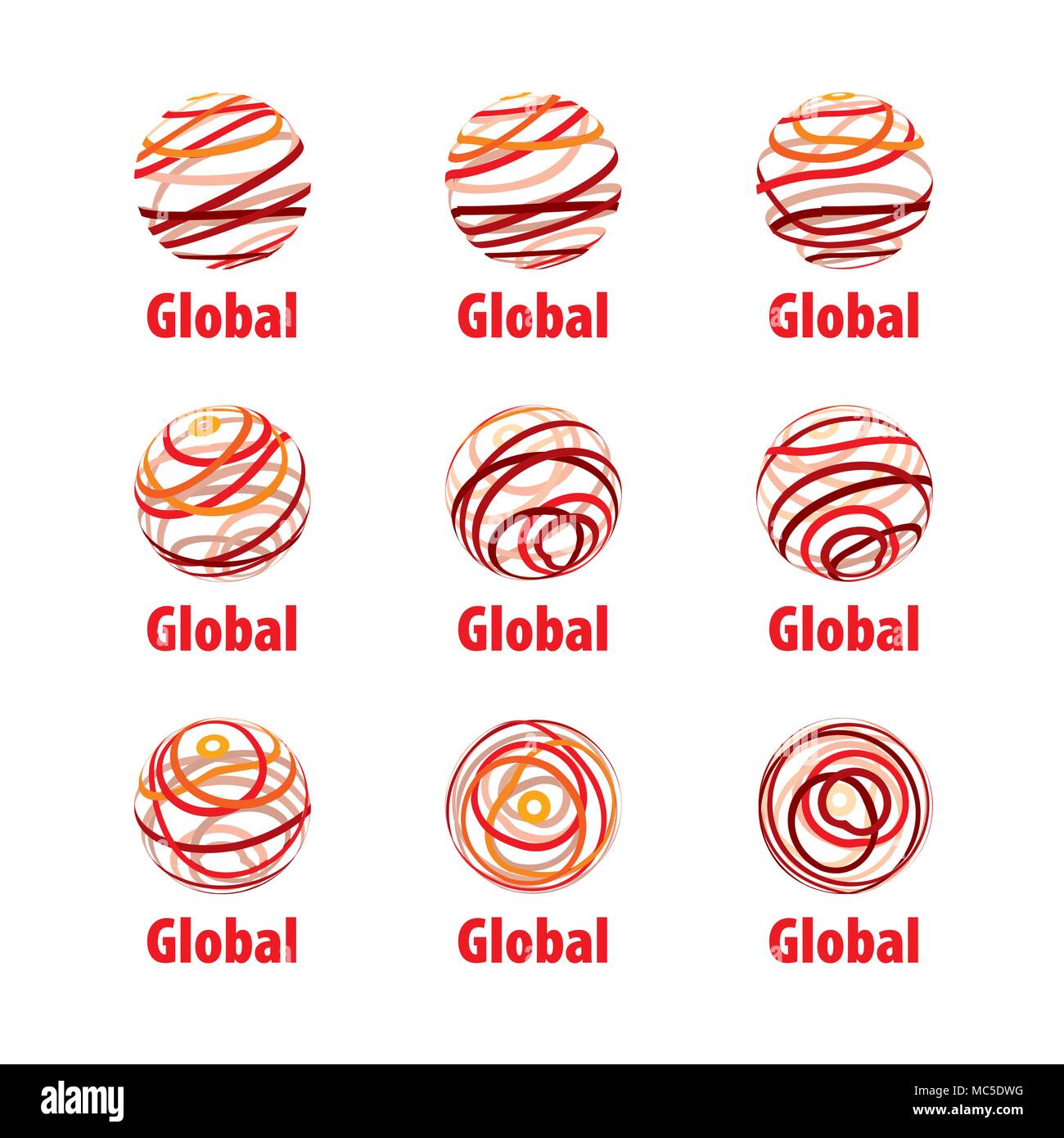 vector logo globe Stock Vector Image & Art - Alamy