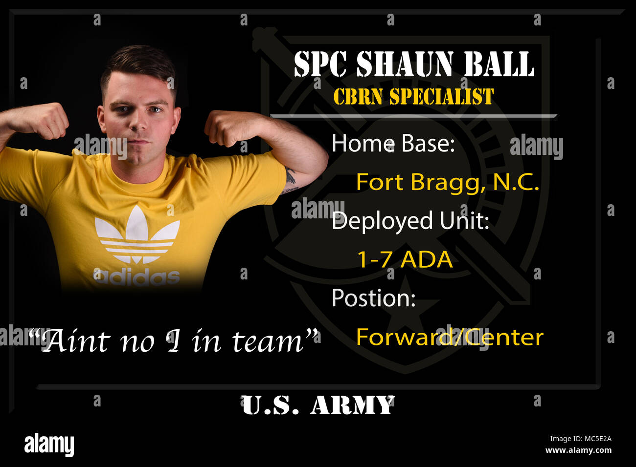 U.S. Army Spc. Shaun Ball, Chemical, Biological, Radiological, Nuclear ...