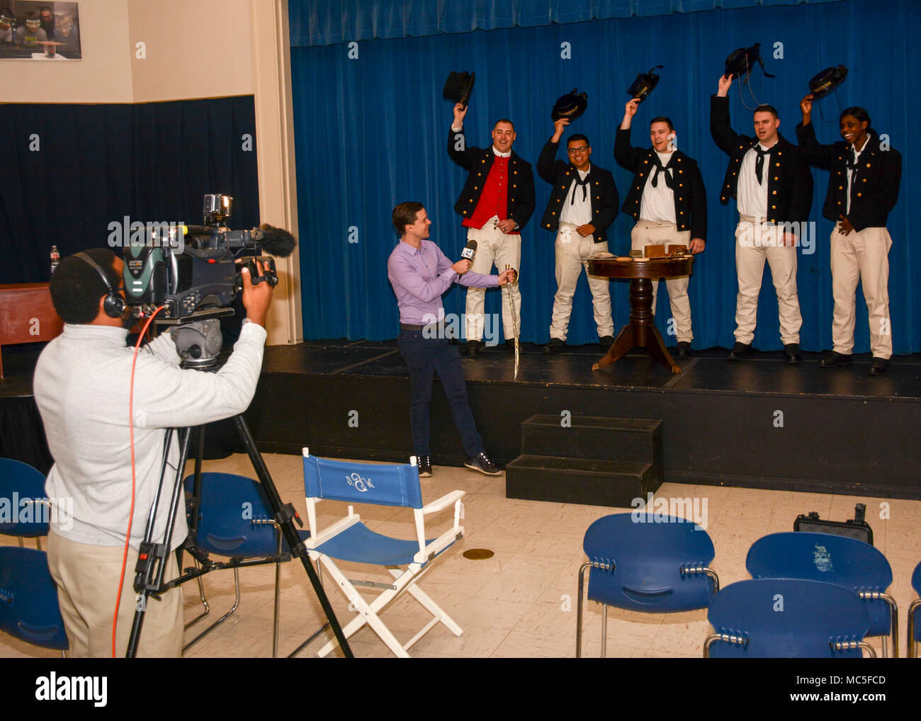 180403-N-SM577-0033 WACO, Texas (April 3, 2018) Sailors assigned to USS ...