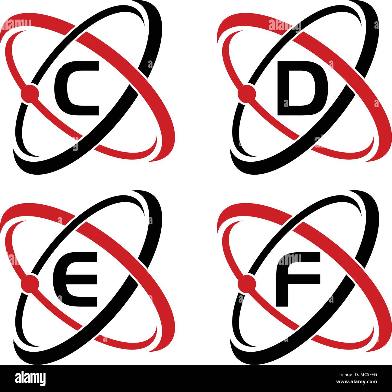 Vector Template Sign Set Stock Vector Image & Art - Alamy