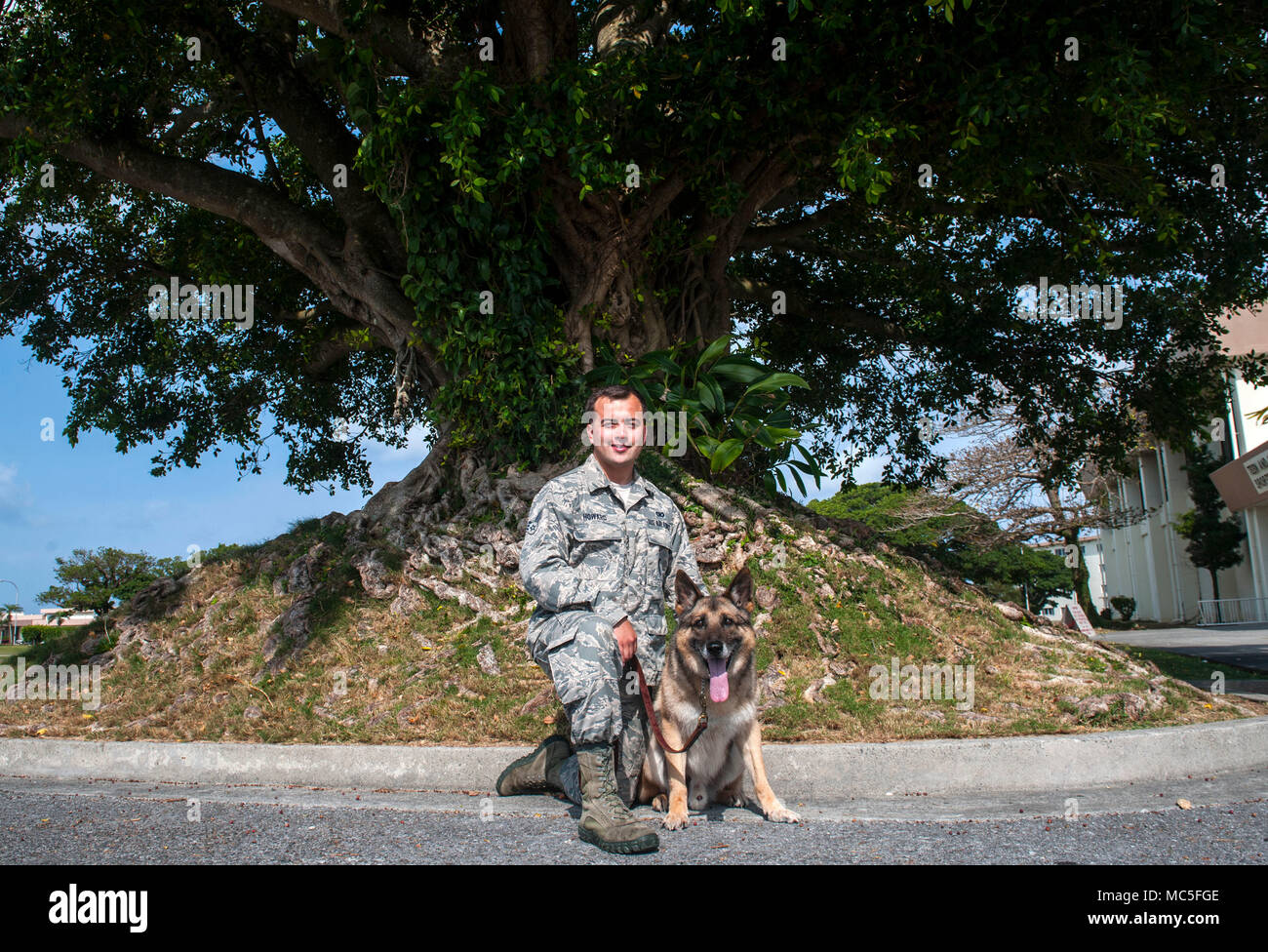 U.S. Air Force Senior Airman Carlos Howard, 18th Security Forces ...