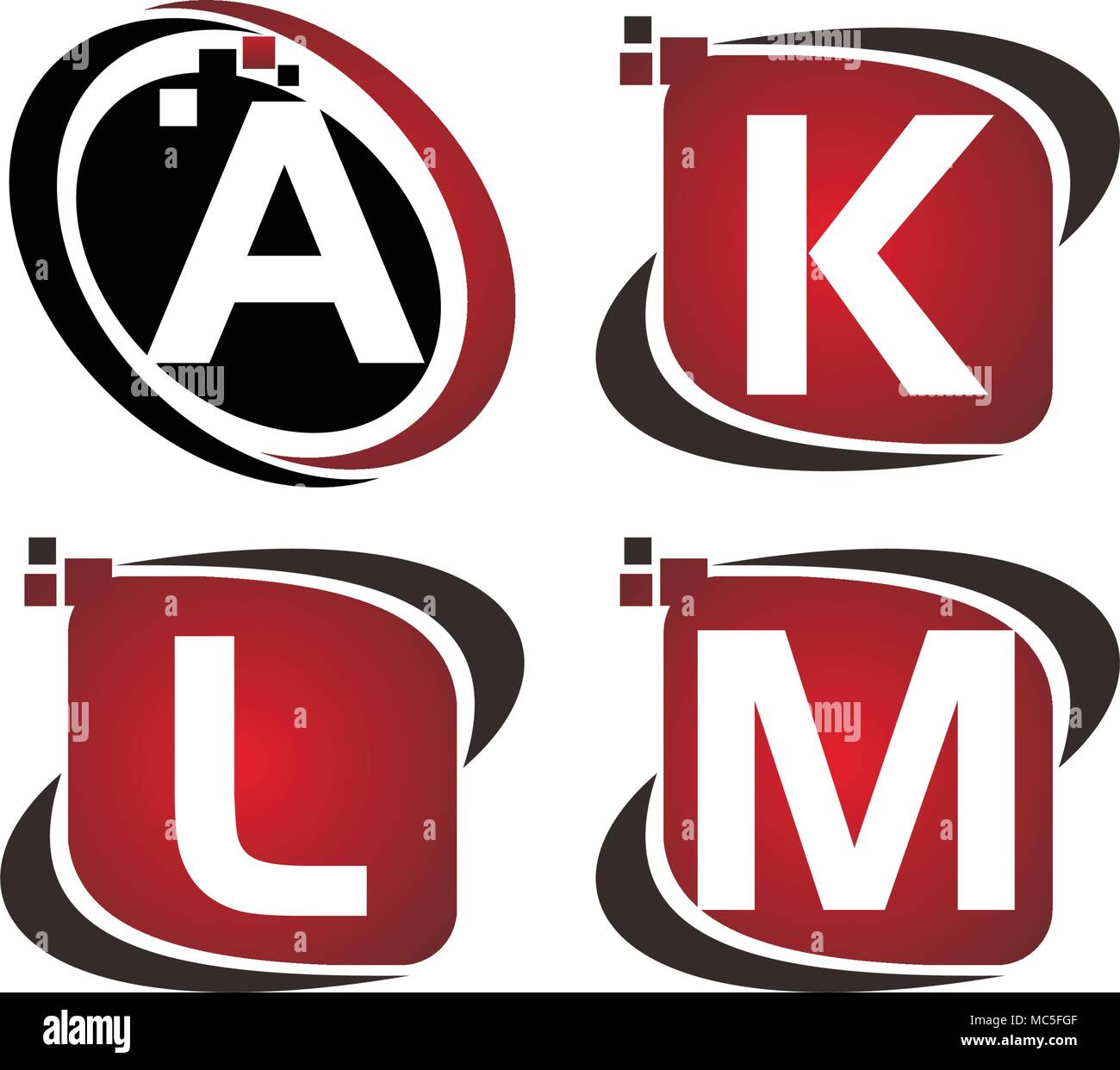 Vector Template Sign Set Stock Vector Image & Art - Alamy