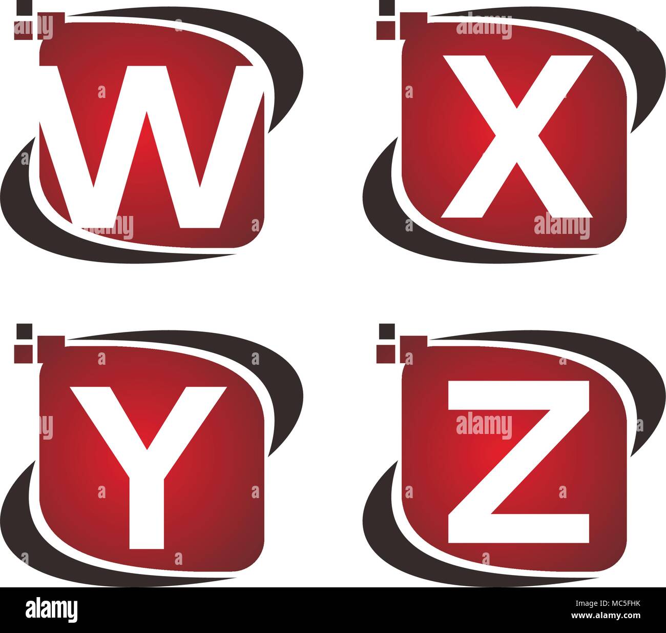 Vector Template Sign Set Stock Vector Image & Art - Alamy