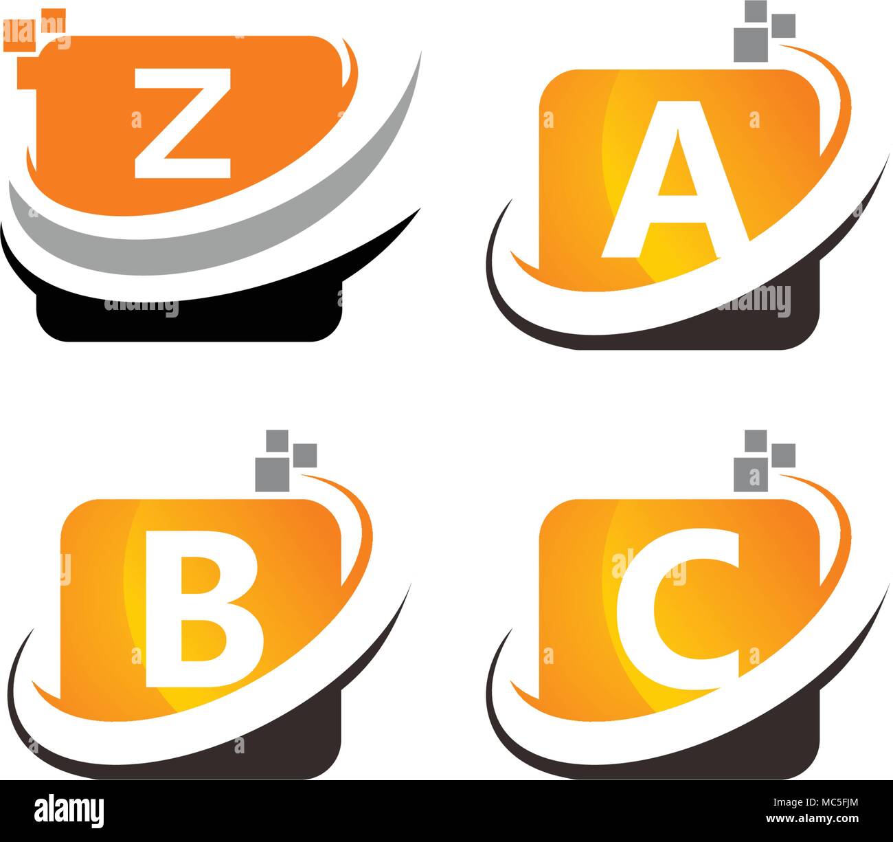 Vector Template Sign Set Stock Vector Image & Art - Alamy