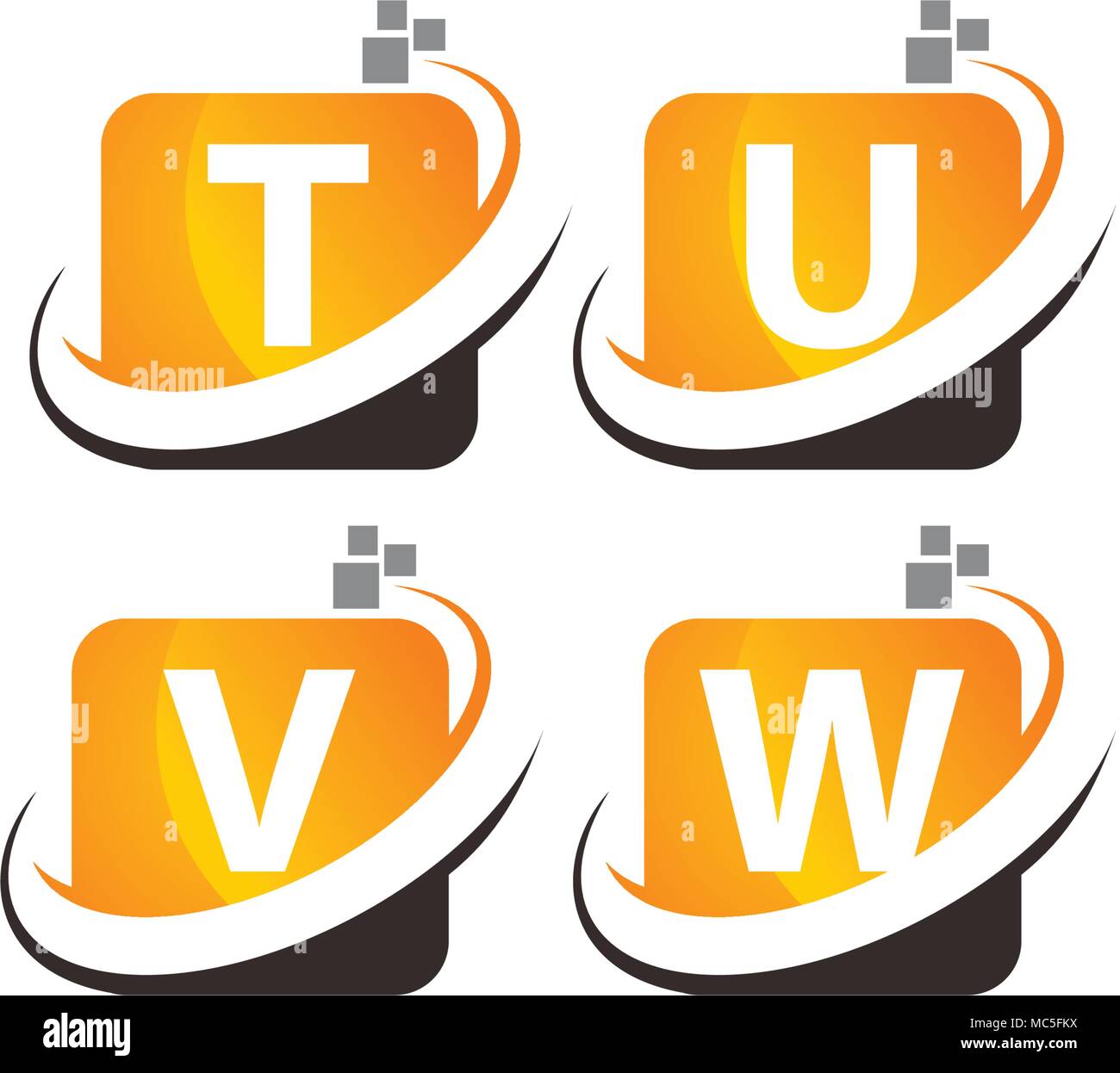 Vector Template Sign Set Stock Vector Image & Art - Alamy