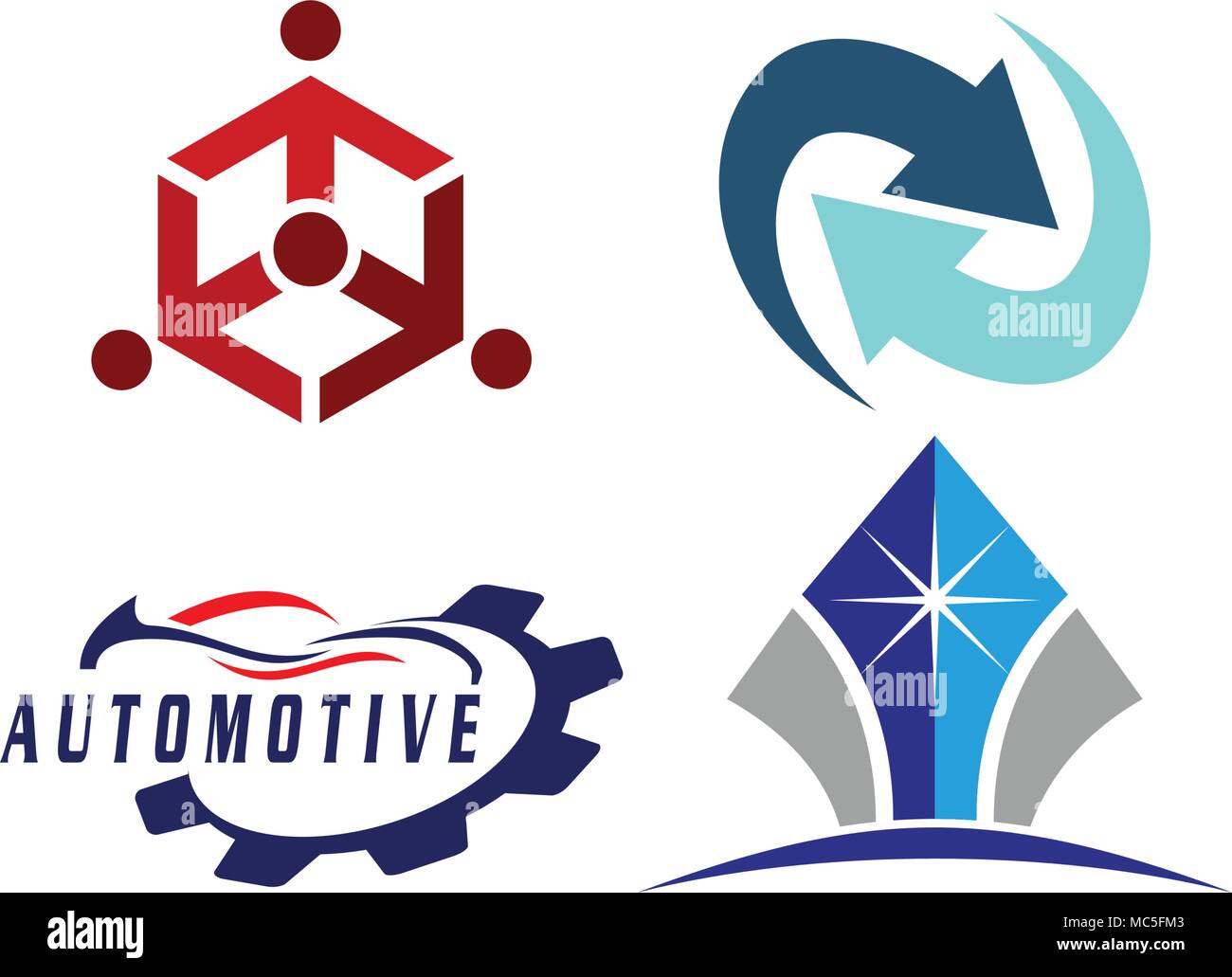 Vector Template Sign Set Stock Vector Image & Art - Alamy