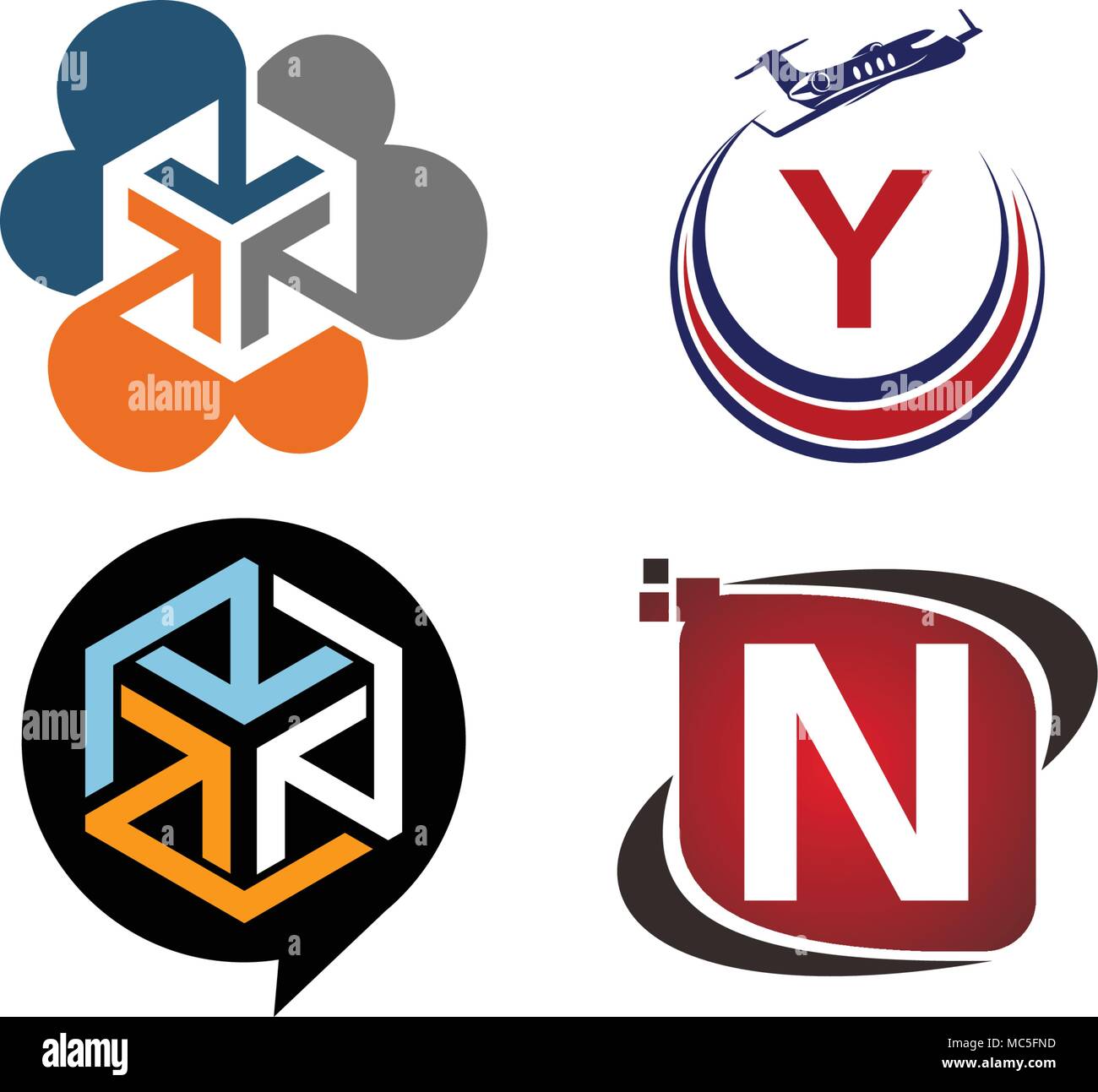 Vector Template Sign Set Stock Vector Image & Art - Alamy