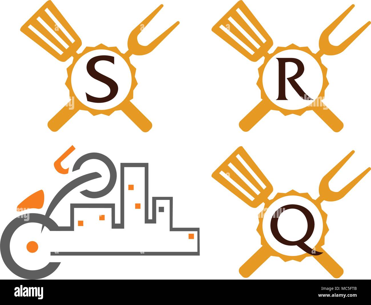 Vector Template Sign Set Stock Vector Image & Art - Alamy