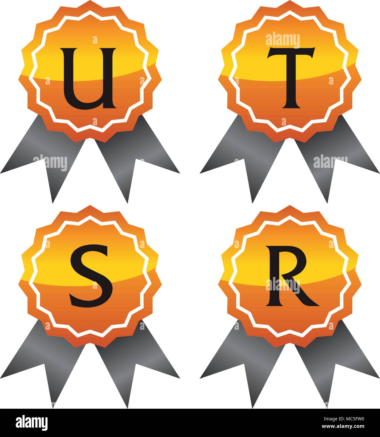 Vector Template Sign Set Stock Vector Image & Art - Alamy