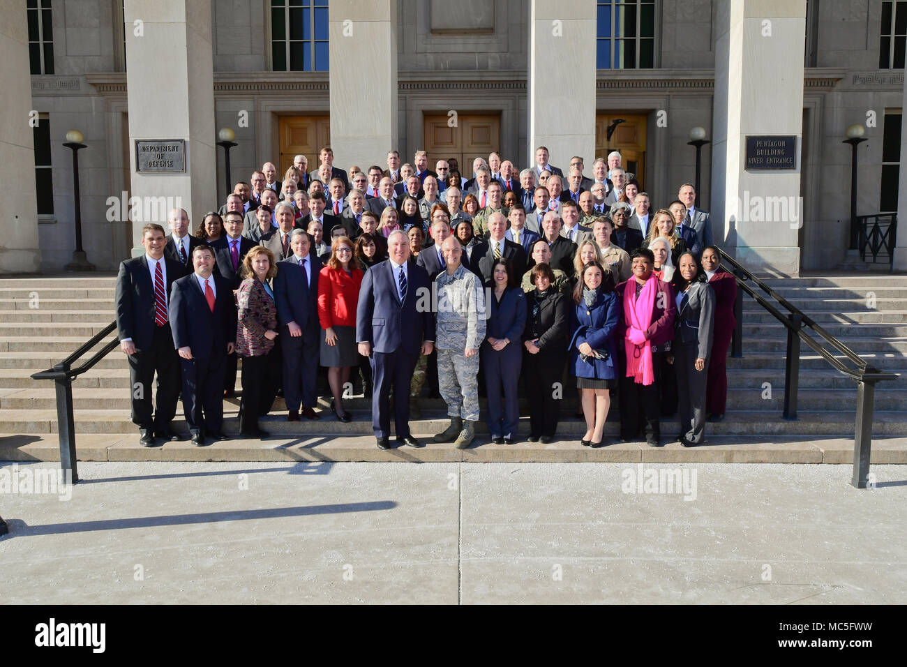 Department of Defense General Counsel office poses for a group photo on ...