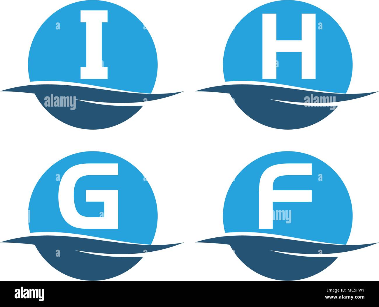 Vector Template Sign Set Stock Vector Image & Art - Alamy
