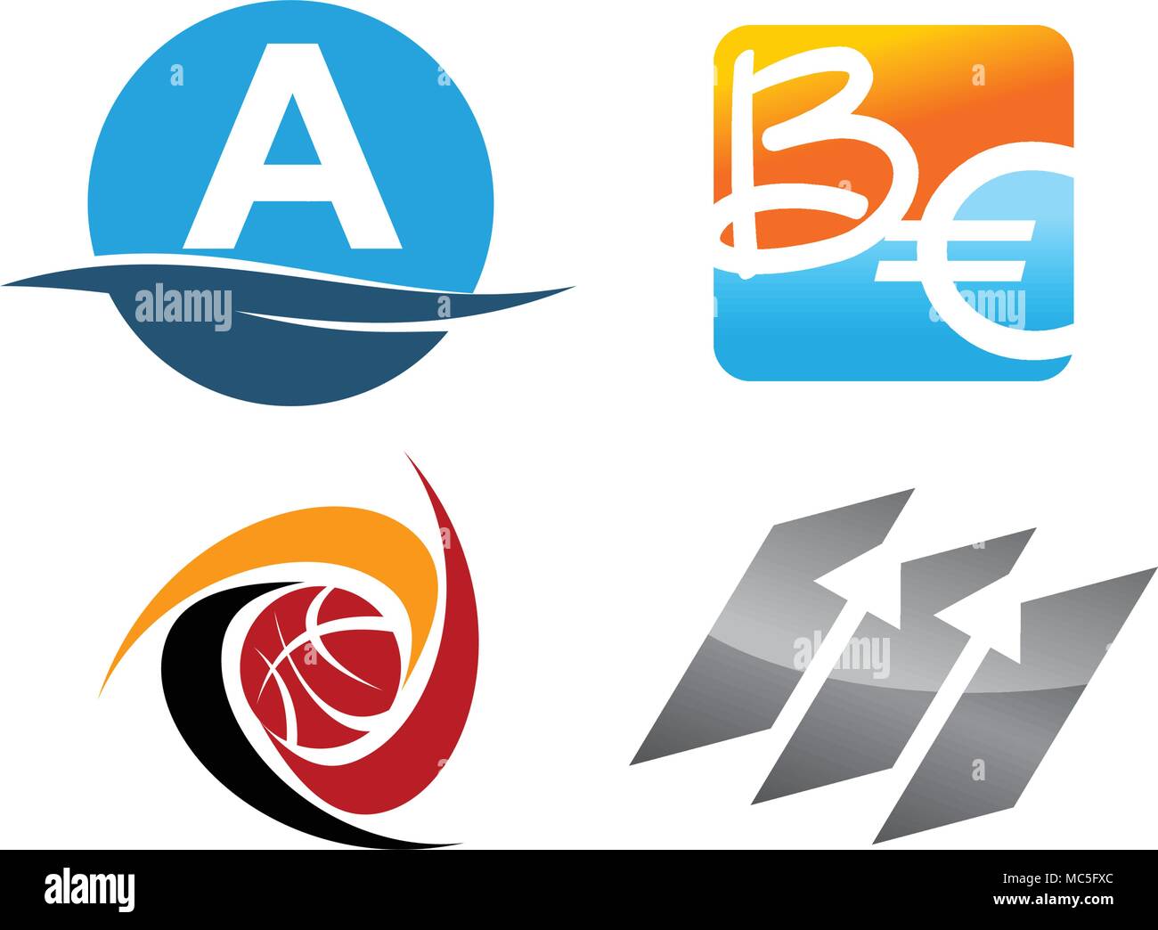 Vector Template Sign Set Stock Vector Image & Art - Alamy