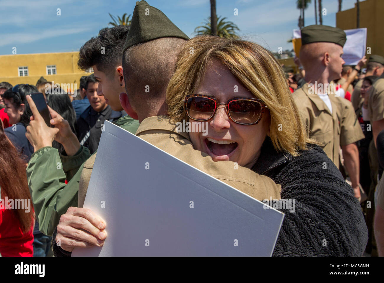 The new Marines of Charlie Company, 1st Recruit Training Battalion ...