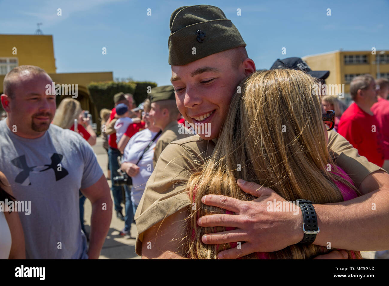 The new Marines of Charlie Company, 1st Recruit Training Battalion ...
