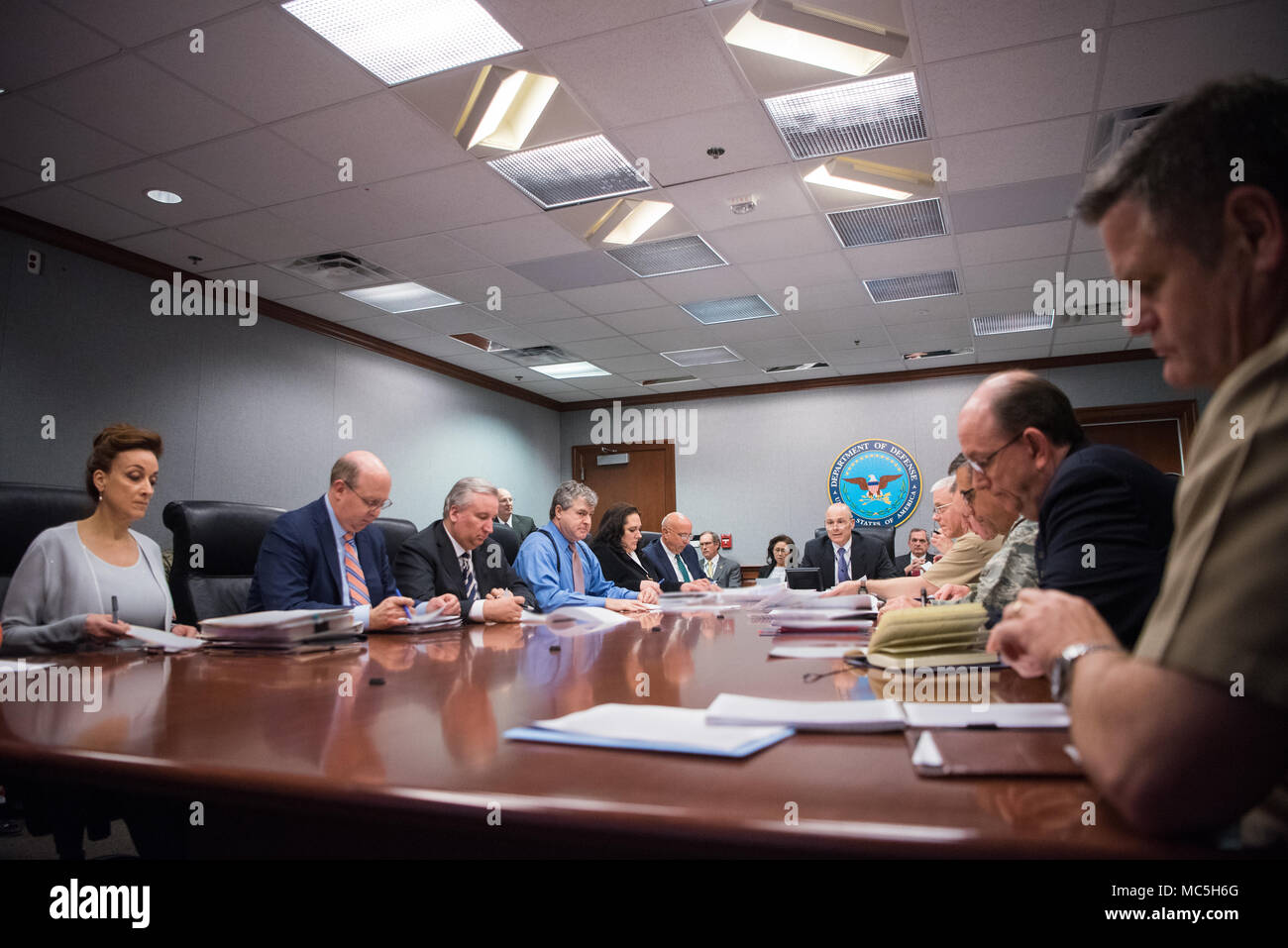 Department of Defense senior leaders meet to discuss the military's ...