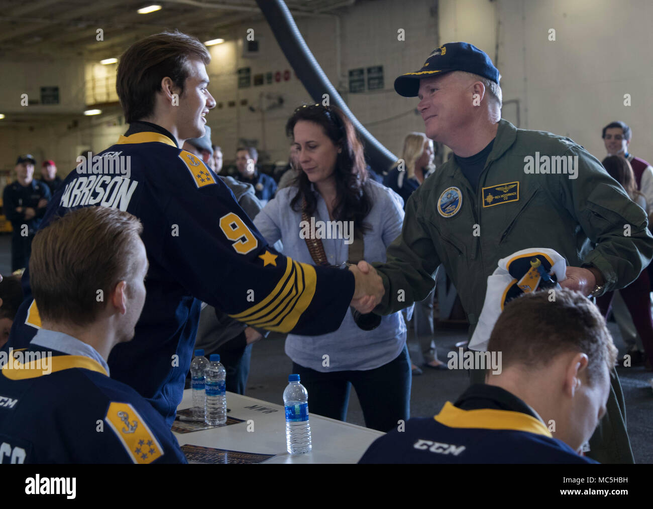 NORFOLK, Va. (Apr. 5, 2018) -- Capt. Richard McCormack, USS Gerald R ...